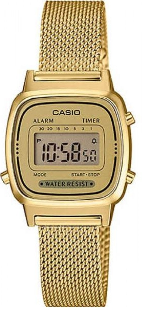 Casio Vintage Mod. Iconic Mini Steel Gold Mesh – Ececile